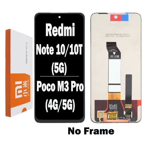 Xiaomi Redmi Note 10 5G / Note 10T 5G / Poco M3 Pro 4G/5G LCD and touch screen (Service Pack)(NF ...